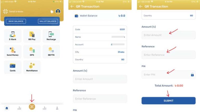 সোনালী ই ওয়ালেট QR কোড ডাউনলোড | Sonali E wallet QR code Payment ...